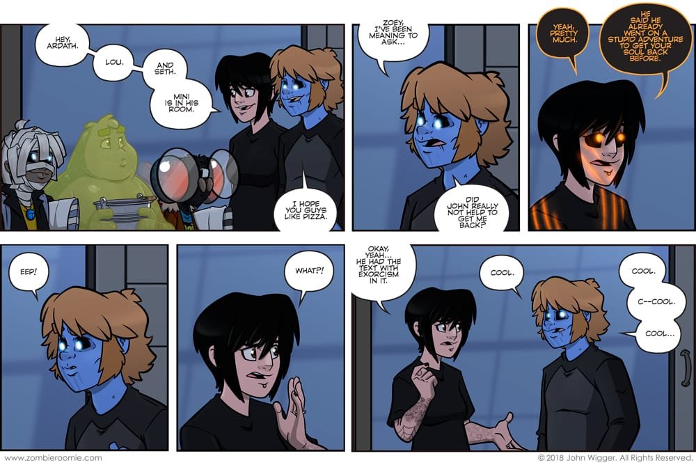 Faceless – After Credits Scene – Zombie Roomie