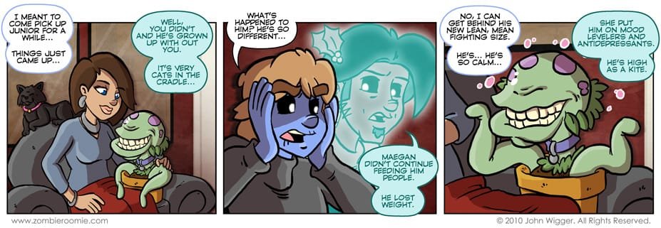 Scrooged – part 4 – Zombie Roomie